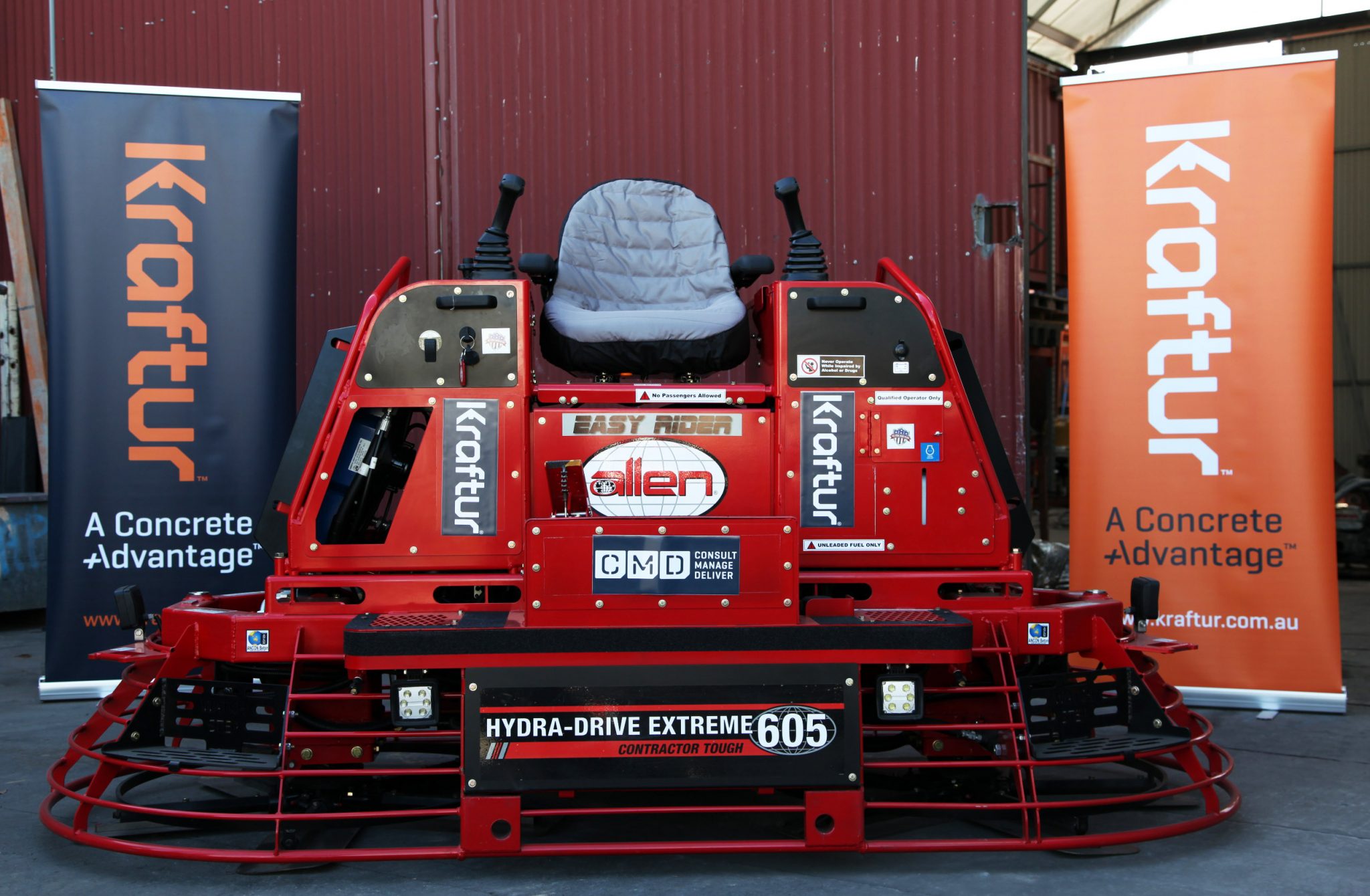 Ride on trowel machine - Kraftur®